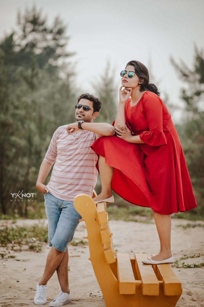 Kerala Save The Date Photos YKNOT Weddings Candid Wedding Photography 
