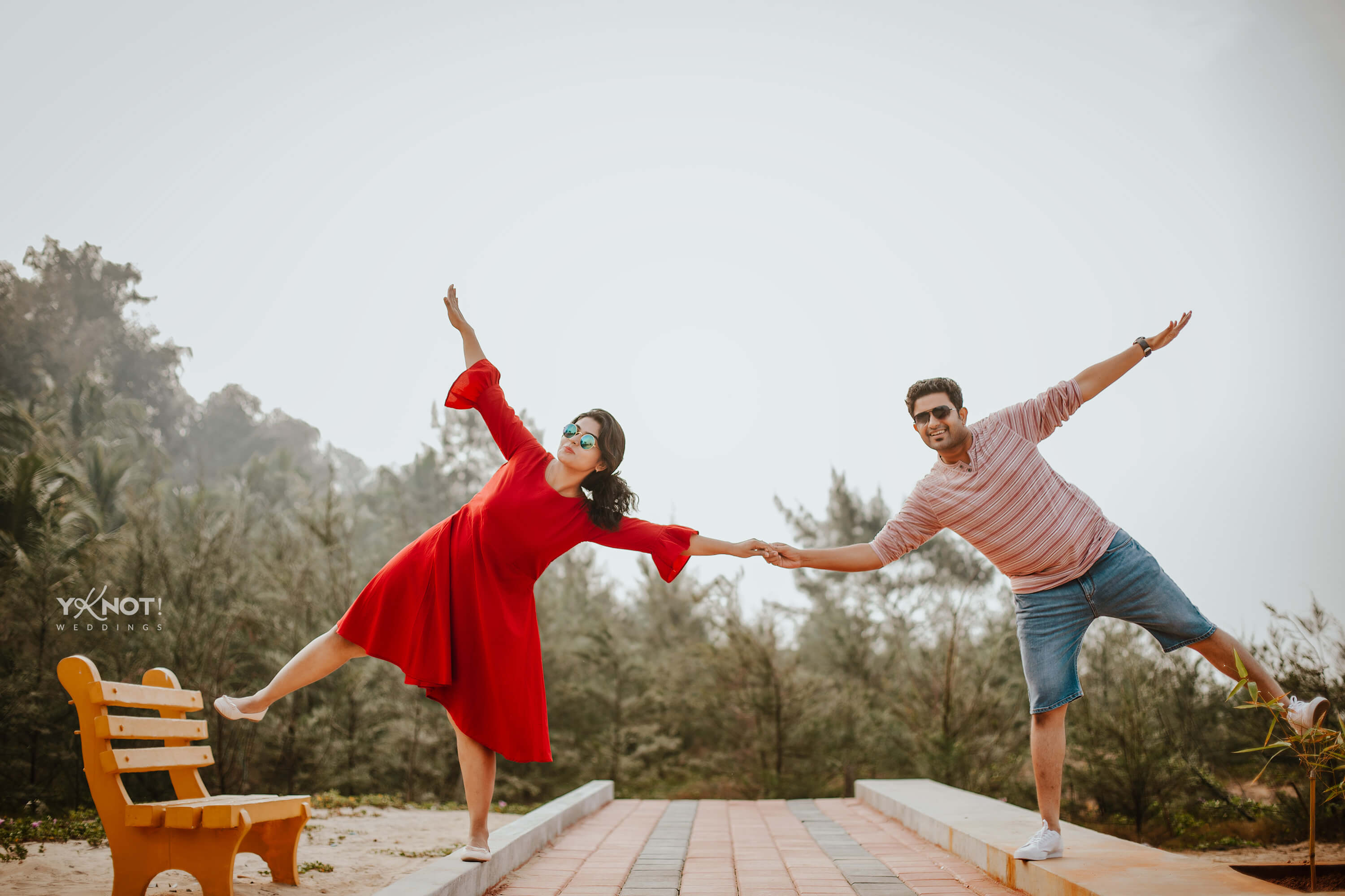 Kerala Save The Date Photos YKNOT Weddings Candid Wedding Photography 